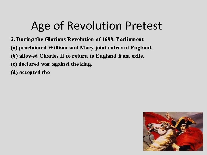 Age of RevolutionBell Work What is the difference