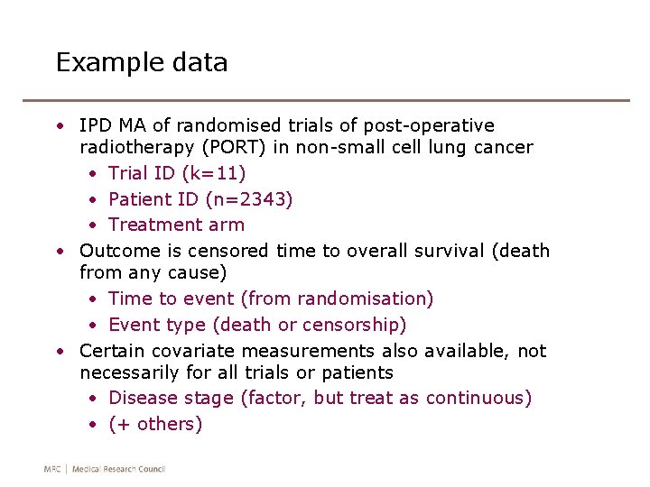 Twostage individual participant data metaanalysis and flexible forest