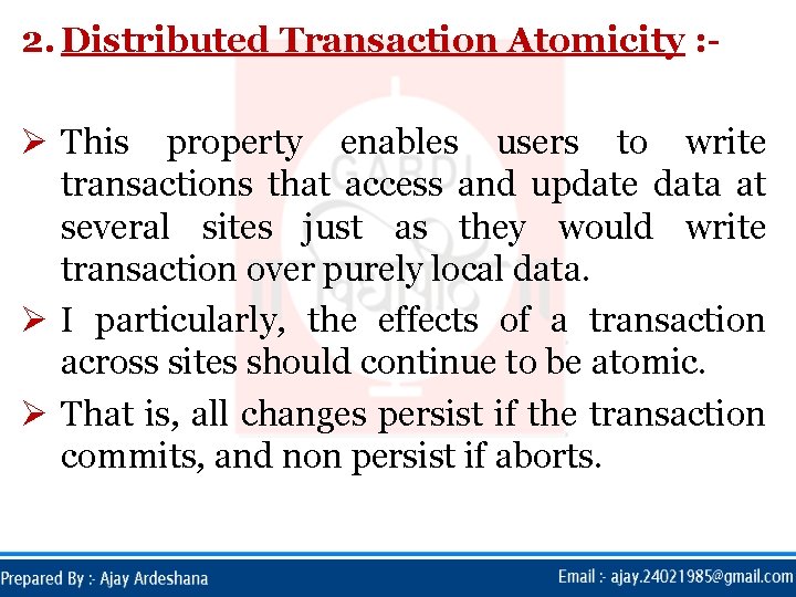 Unit 4 Introduction To The Other Databases Distributed