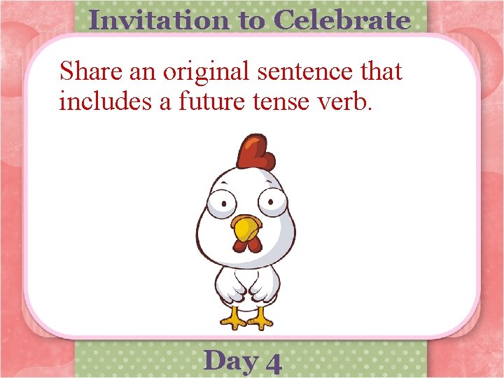 Editing Invitation 2 nd Grade Verb Usage Future