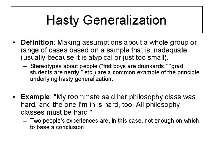 LOOK OUT Logical Fallacies Booby Traps in Argumentation LOOK OUT Logical Fallacies Booby Traps in Argumentation