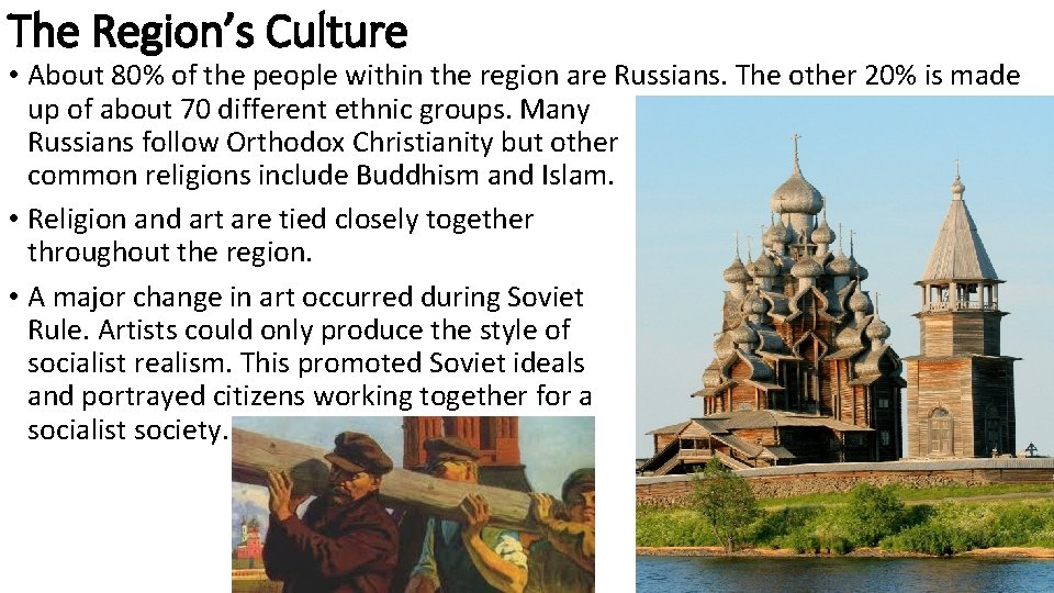 Human Geography of Russia and the Republics Russias