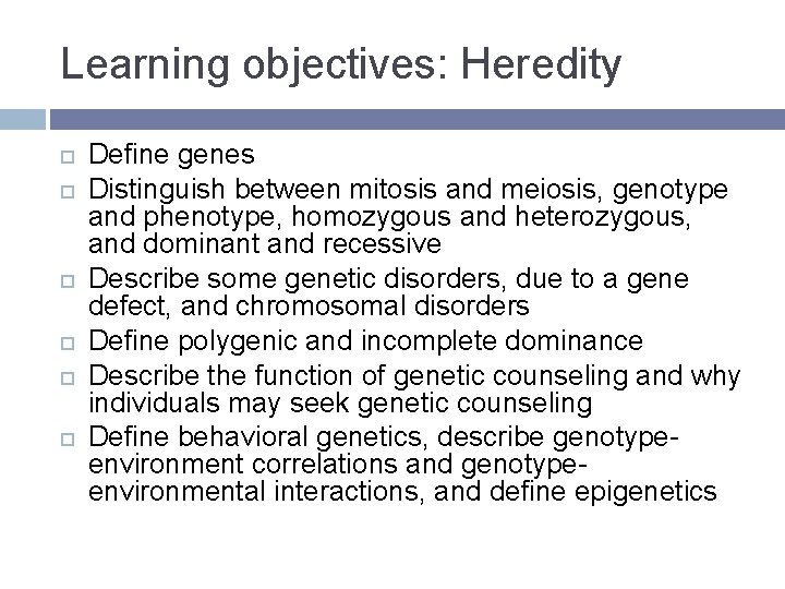 Chapter 2 Heredity Prenatal Development and Birth Lifespan