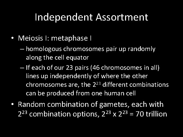 Section 6 6 Meiosis Genetic Variation Biology Objectives