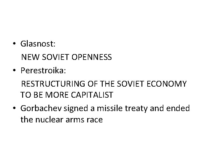 1980 s Unit Objectives To understand the causes