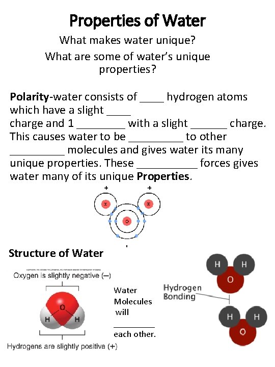 The Structure of Hydrosphere How is water distributed