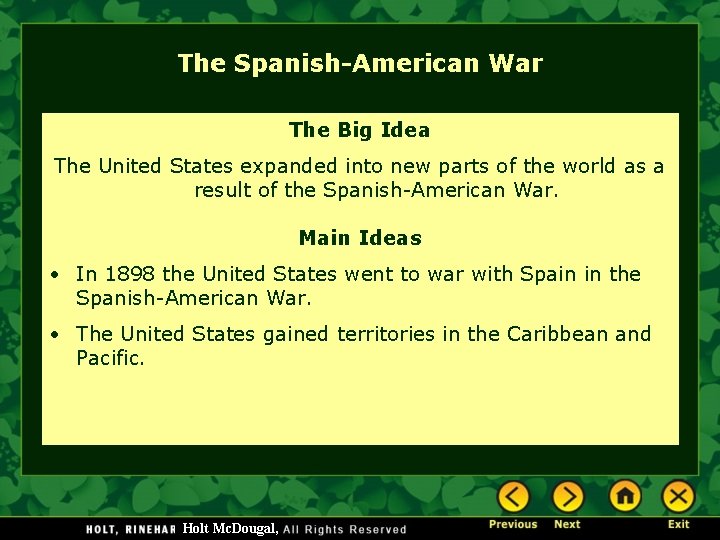 The United States Gains Overseas Territories The Big
