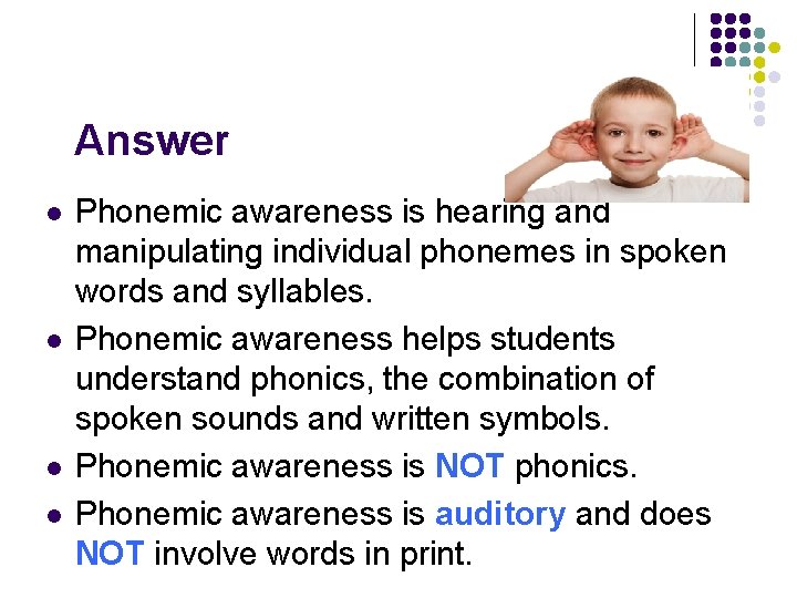 Chapter 5 Phonemic Awareness Teaching Reading Sourcebook 2