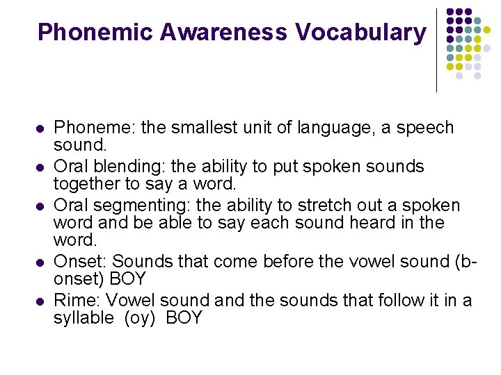 Chapter 5 Phonemic Awareness Teaching Reading Sourcebook 2