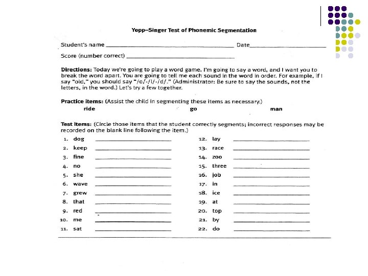 Chapter 5 Phonemic Awareness Teaching Reading Sourcebook 2
