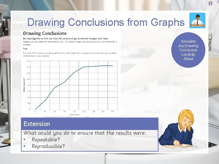 Working Scientifically Lesson 4 Analysing Graphs Learning Objective