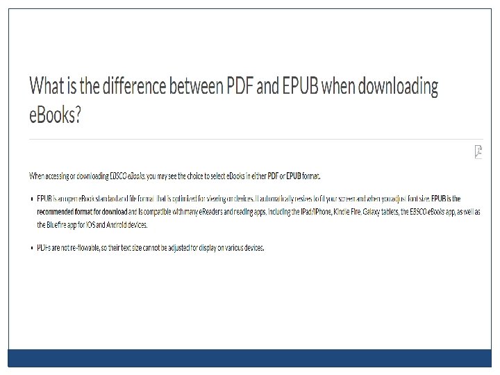 Tutorial DOWNLOADING IN EBSCOHOST In this tutorial we