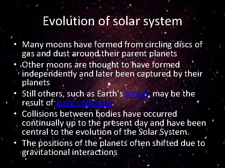 Human Understanding of both Earth and Space has
