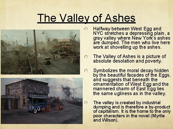 The Great Gatsby Chapter 1 and Chapter 2