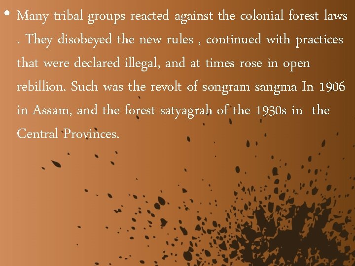 Forest laws and their impact By Group 3