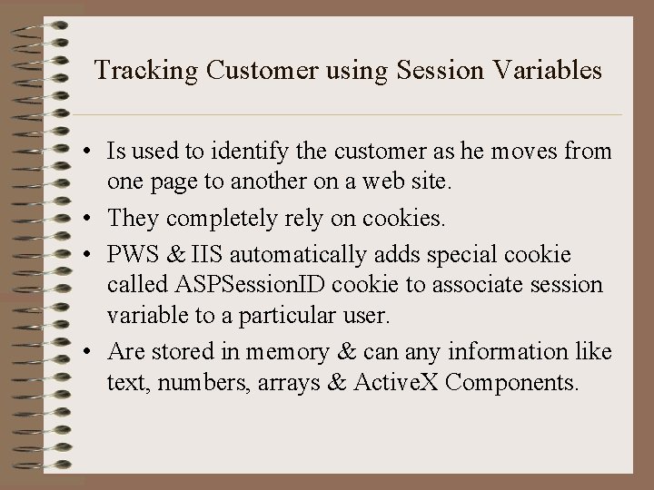Chapter 3 Using Application Session Objects in ECommerce