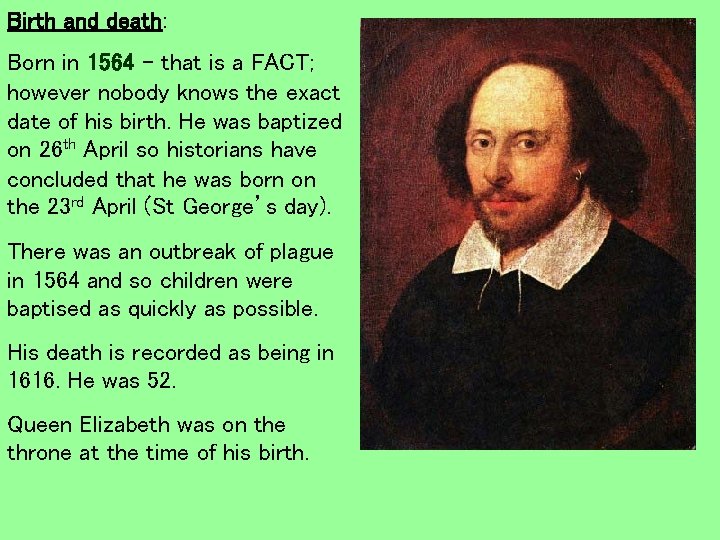 Introduction to Shakespeare Lesson Objective By the end
