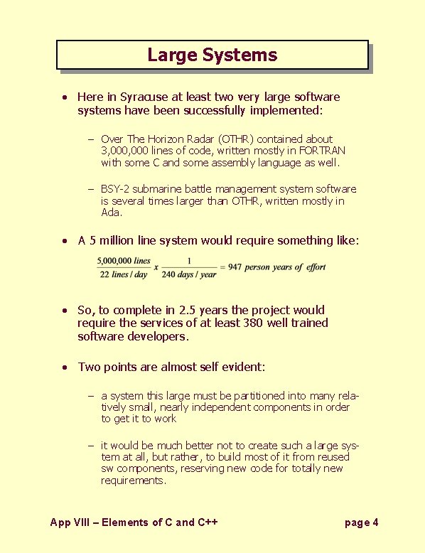 Cse 687 Object Oriented Design Class Notes Appendix