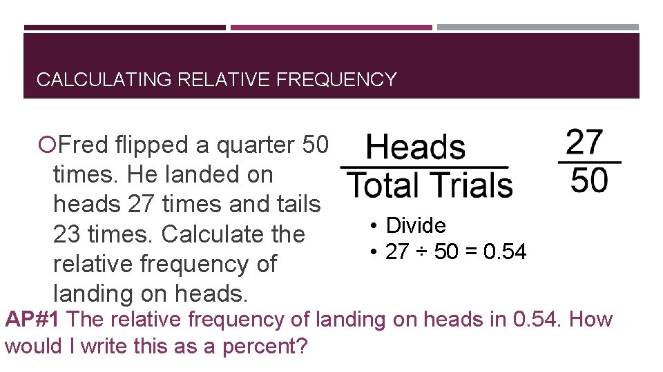 PREDICTING PROBABILITY MRS ANDERSON COPY THE LEARNING TARGET
