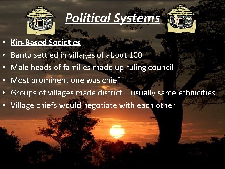 States and Societies of Sub Saharan Africa History