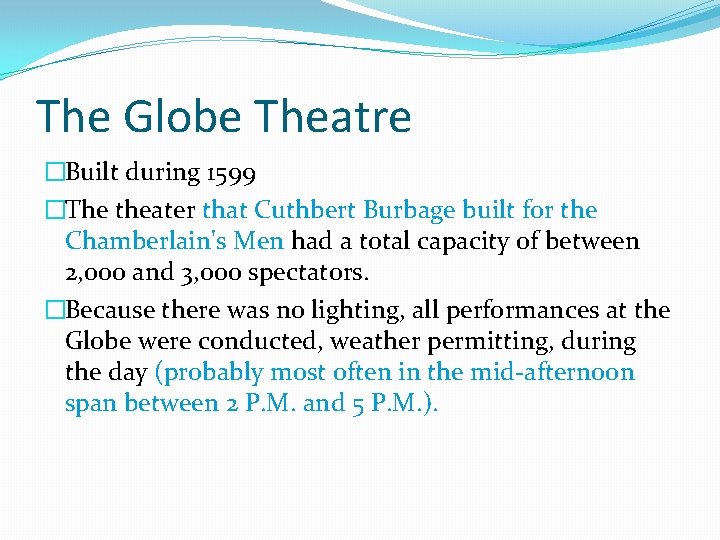The Life and Times of William Shakespeare Elizabethan