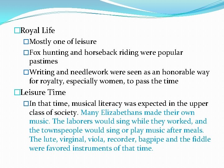 The Life and Times of William Shakespeare Elizabethan