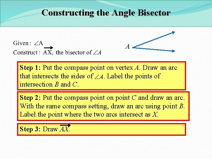 Lesson 1 7 Basic Constructions Map Quest really