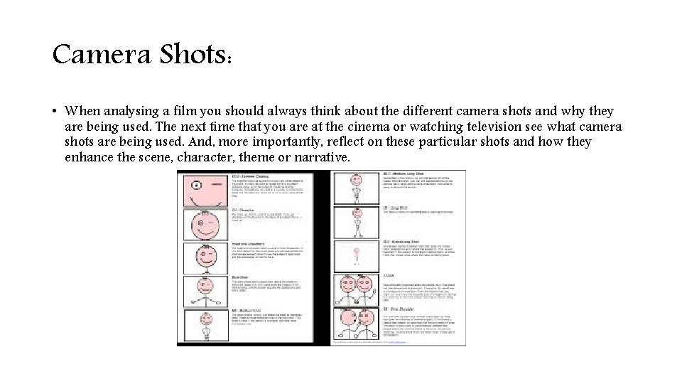 Reading a film Technically Symbolically Technically Symbolically It