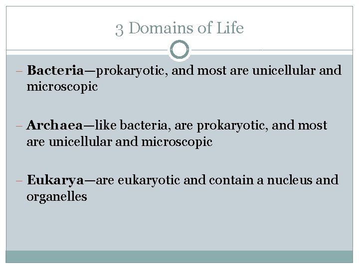 The Scope of Biology Exploring from the global