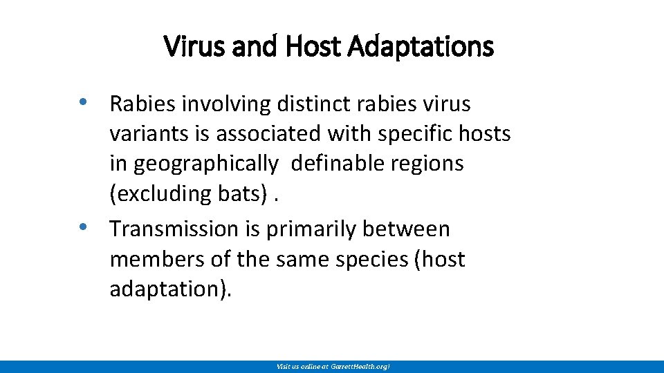 Rabies A global threat requiring local vigilance Jennifer
