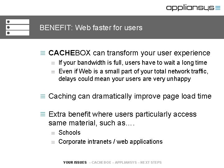 CACHEBOX Performance caching outstanding value Introduction to CACHEBOX