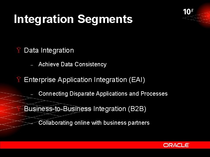 Ashish Mohindroo Product Marketing Oracle Corporation Seven Basic