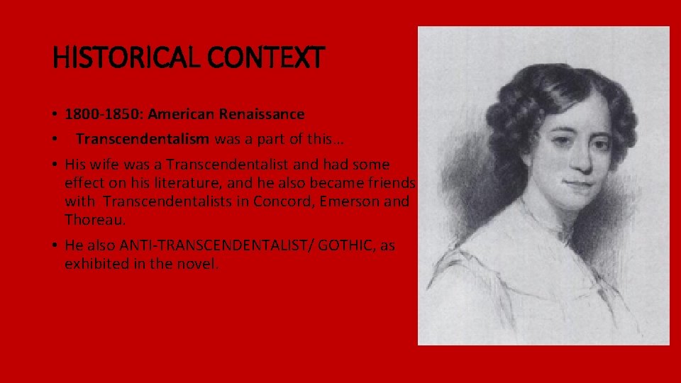 HISTORICAL CONTEXT SUBDIVISION OF ROMANTICISM GOTHIC LITERATURE the