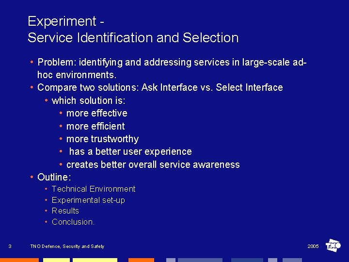 Lost in Ambient Intelligence Jasper Lindenberg lindenbergtm tno