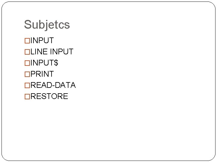 Algoritma Pemrograman M 4 Operasi Input Output By