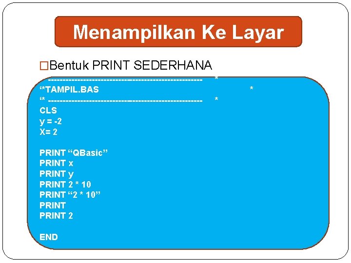 Algoritma Pemrograman M 4 Operasi Input Output By