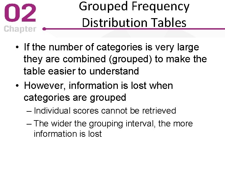 Chapter 2 Frequency Distributions Power Point Lecture Slides