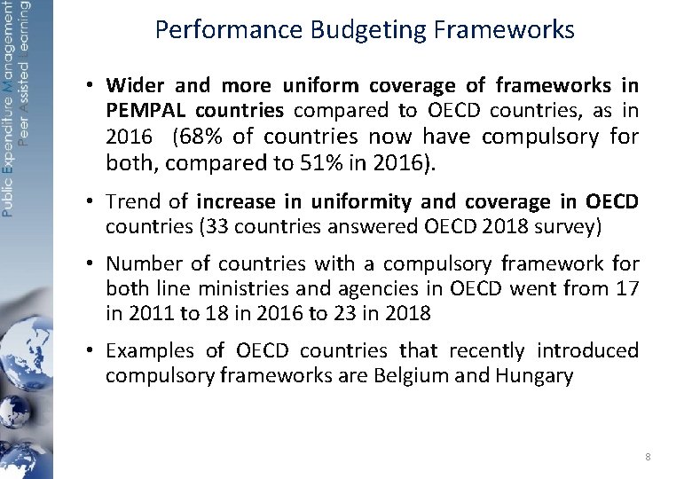 Findings of the 2018 OECD Performance Budgeting Survey