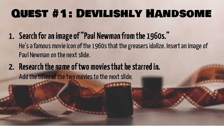 The Outsiders Building Background Knowledge A webquest of