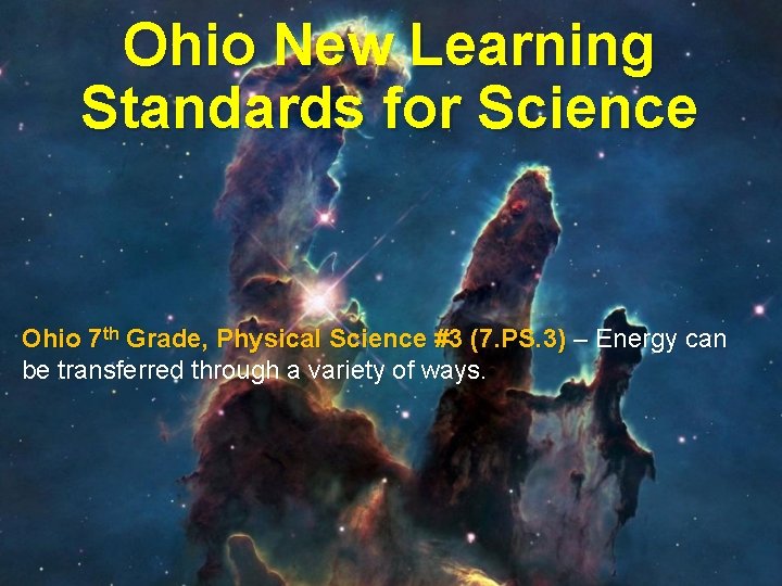 Learning Objectives I can differentiate between thermal energy