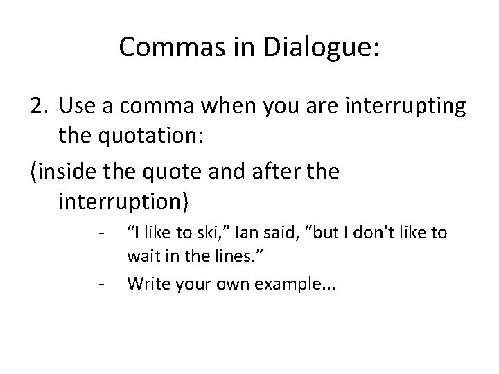 Monday 924 Language Arts Bell work I N