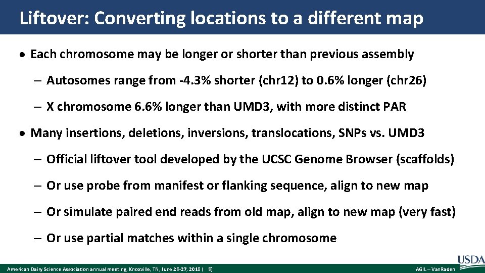 Potential benefits from using a new reference map