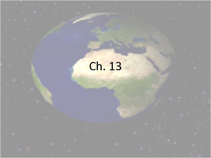 Global Warming Ch 13 Section 3 Greenhouse Effect