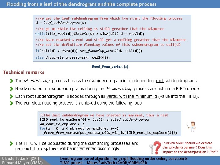 Dendrogrambased Algorithm Weighted Graphs Flooding Algorithm Implementation Parallelization