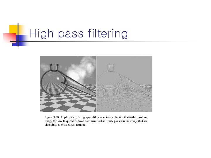 Chapter 9 Basic Signal Processing Motivation n Many