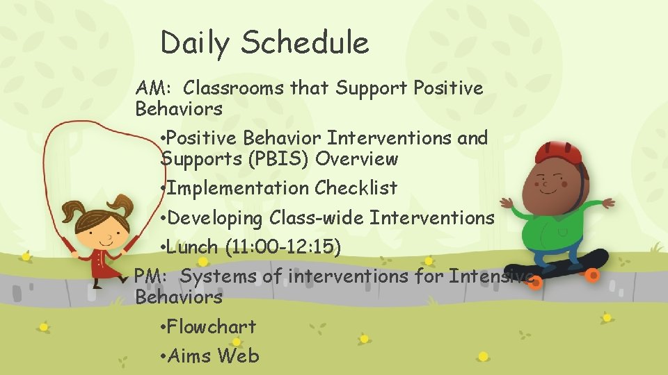 PBIS in The Kindergarten Setting Creating Positive and