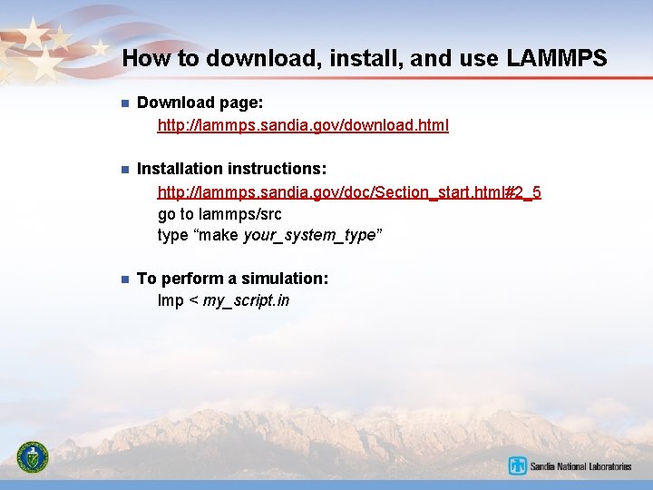 Basic Tutorial On Running Lammps Download Build Run