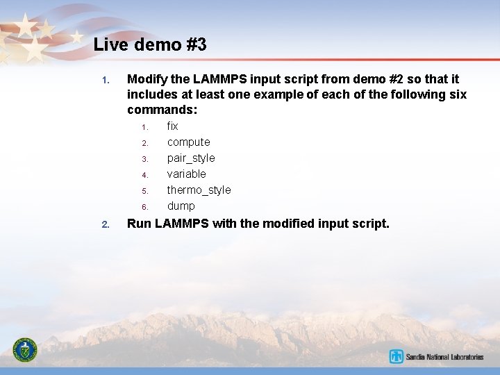 Basic tutorial on running LAMMPS download build run