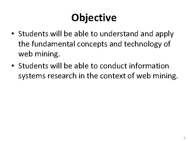 Web Mining Introduction to Web Mining 1011 WM