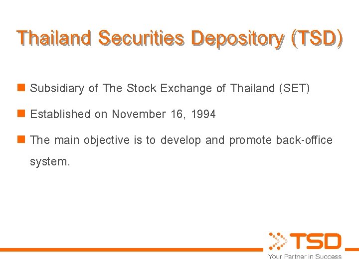 Business Continuity Plan on Recent Experience By Thailand